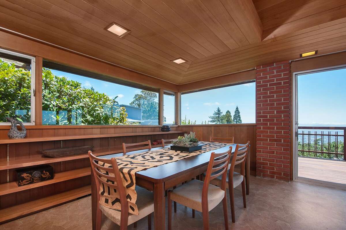 Berkeley midcentury defined by smart built-ins, clean lines