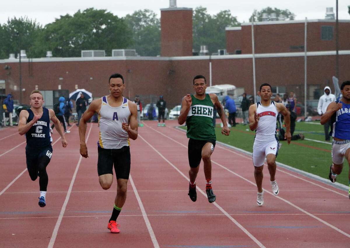 Amsterdam's Izaiah Brown looks forward to final state track meet