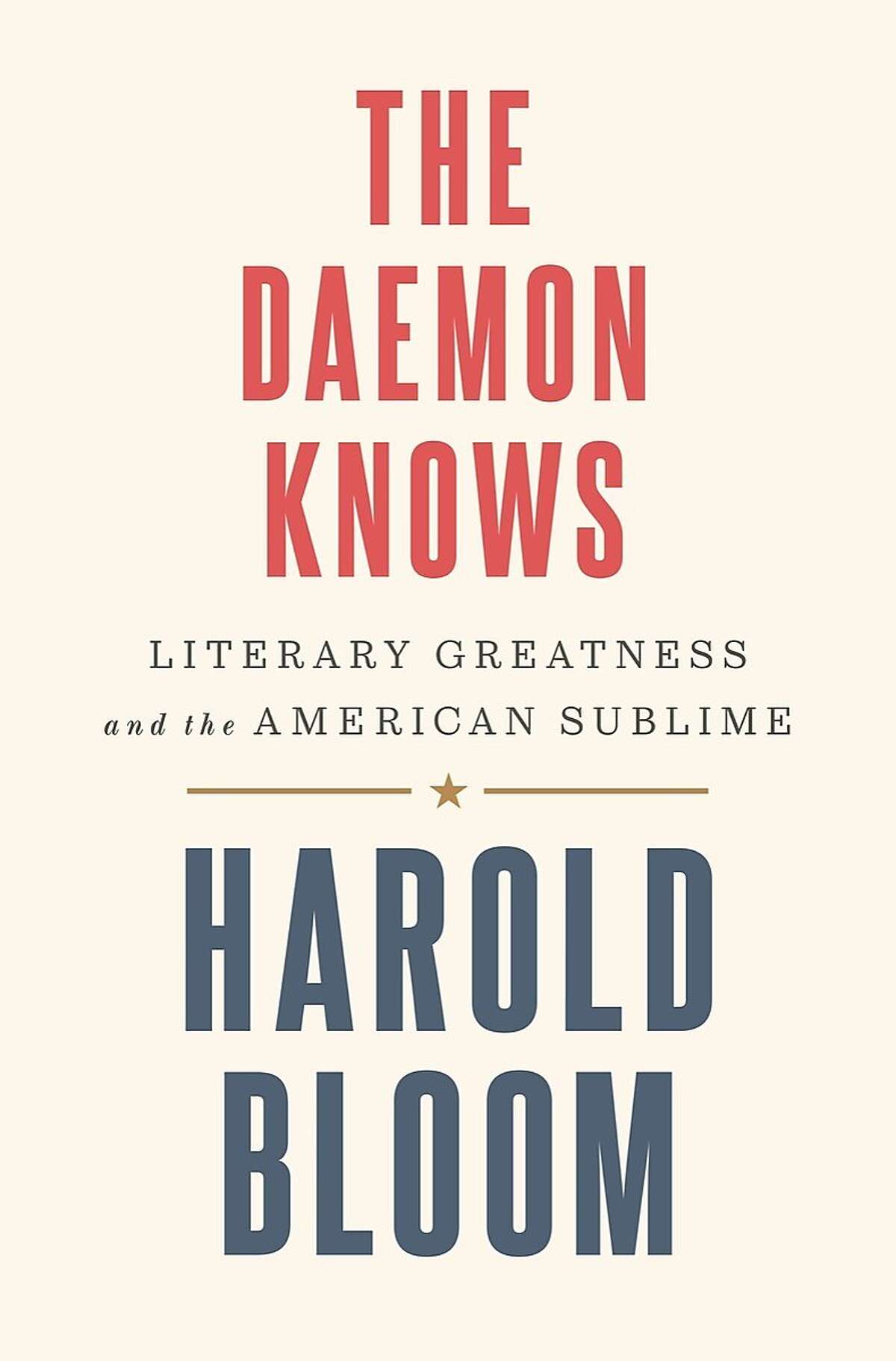 ‘The Daemon Knows,’ by Harold Bloom