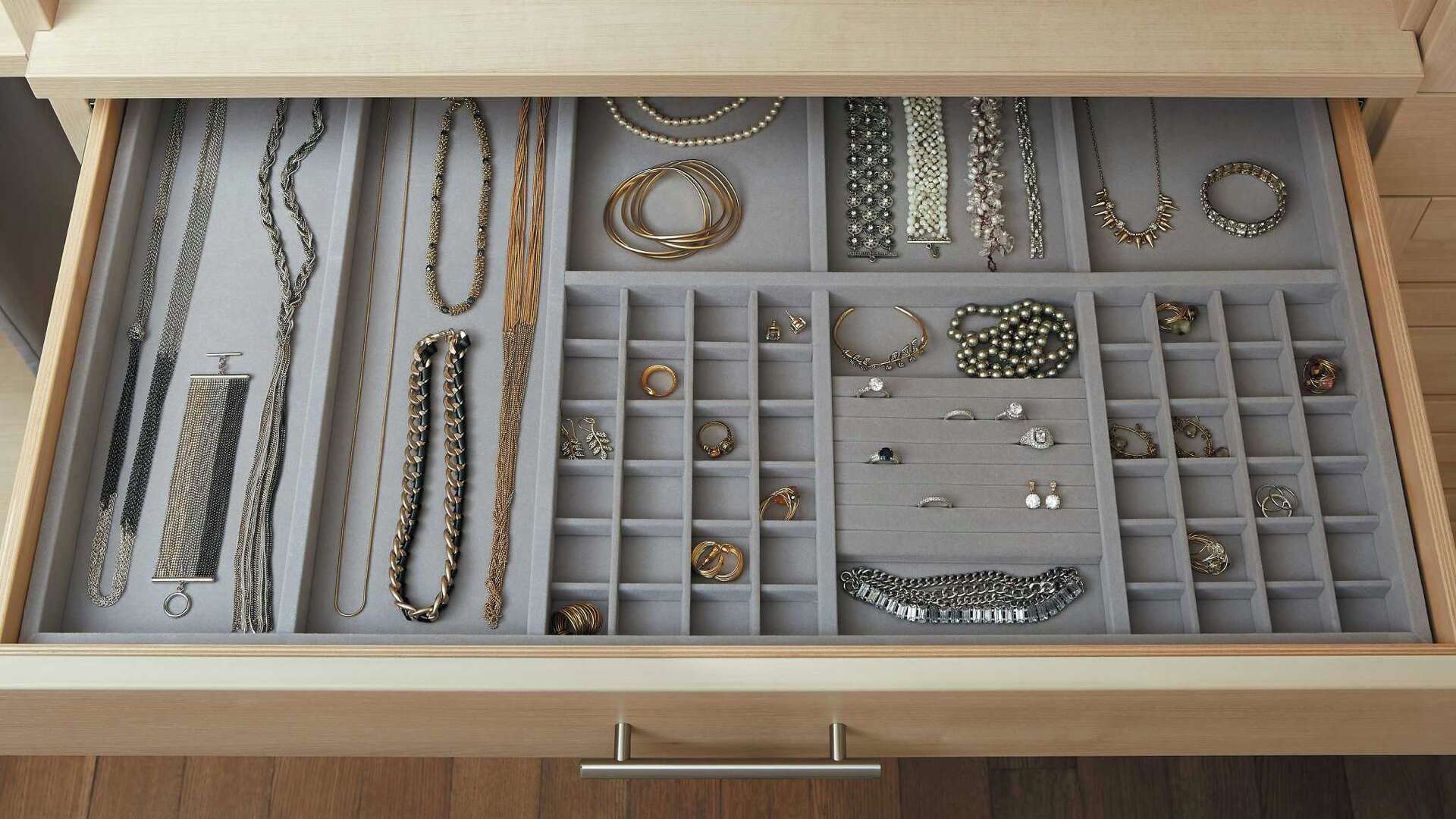 Get organized with an elegant custom closet system