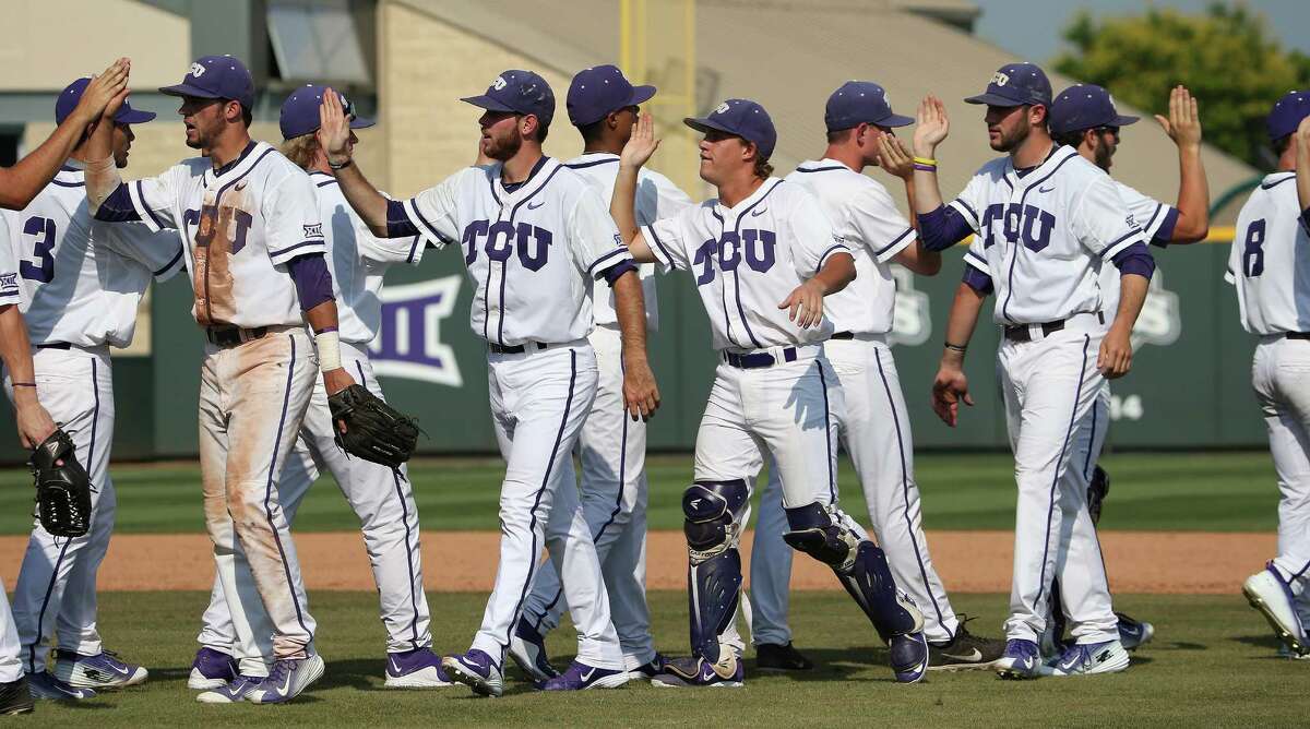 TCU shining on baseball diamond