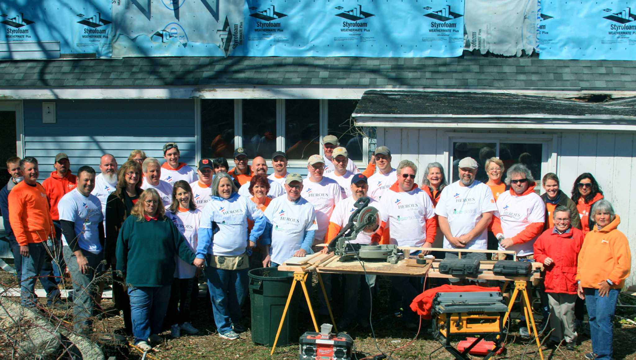 Volunteers team up to Rebuild Together
