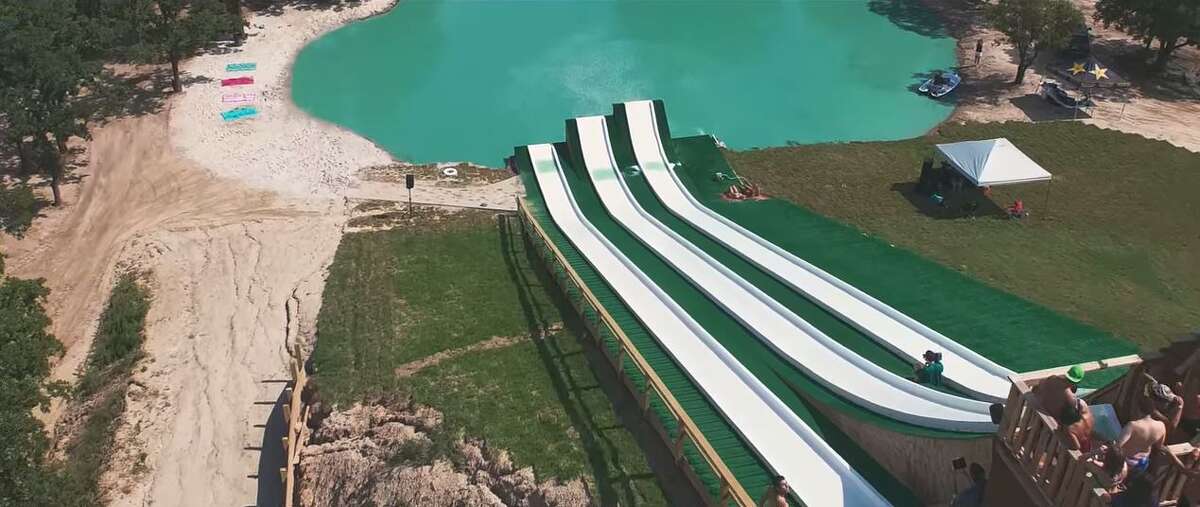 Viral video shows amazing Texas water slide in all its 'Royal' glory