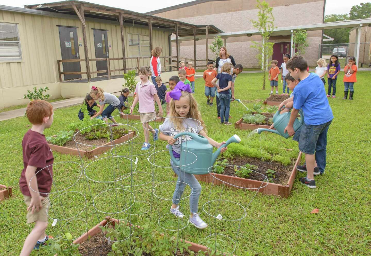 Campus garden becomes outdoor classroom