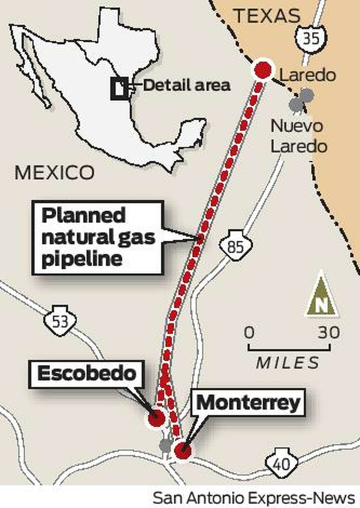 San Antonio company to build pipeline to Mexico