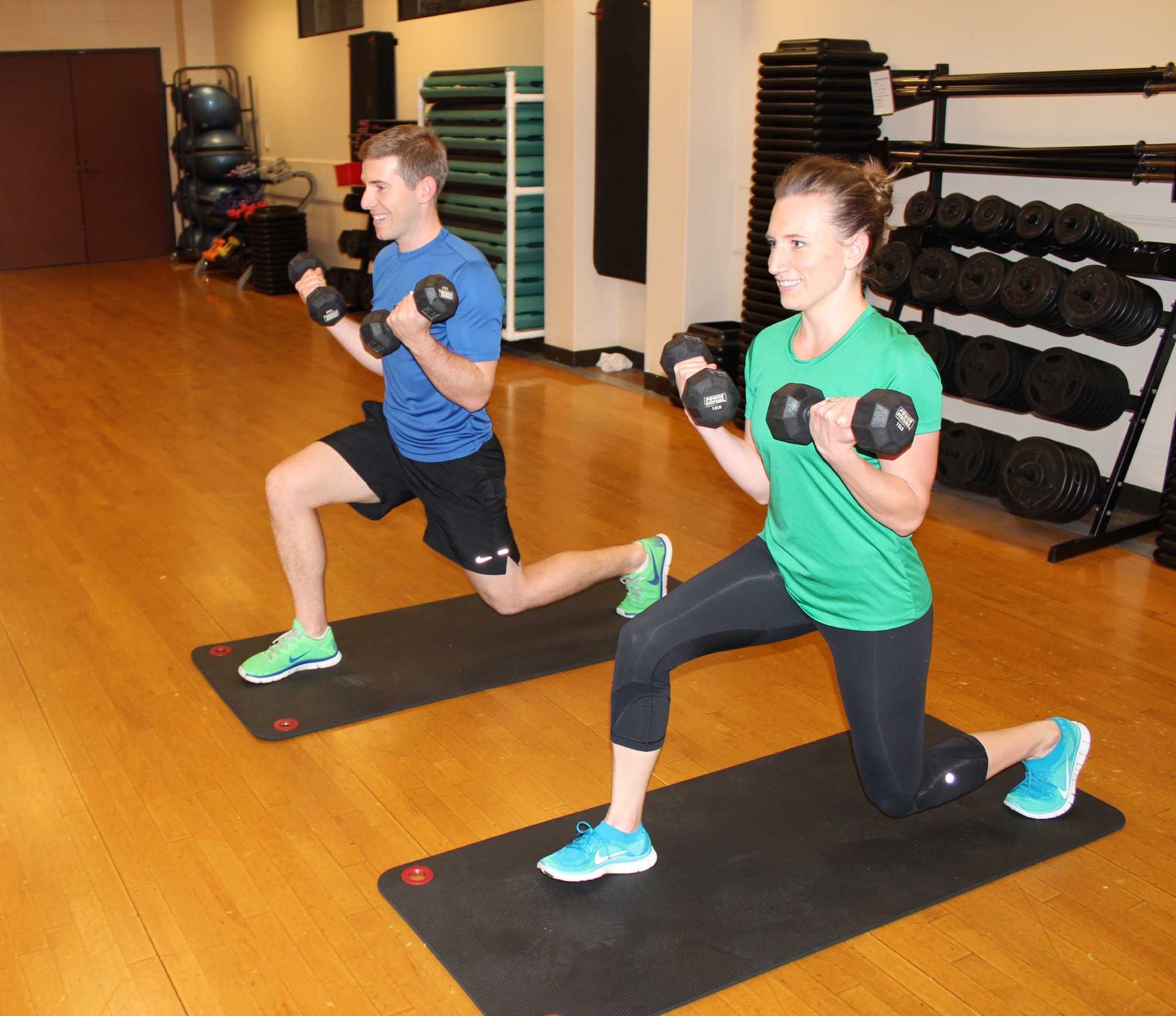 Couples strengthen muscles, relationships working out together
