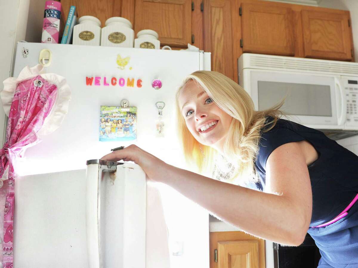 See in the fridge of Kate Welshofer, from Time Warner Cable News