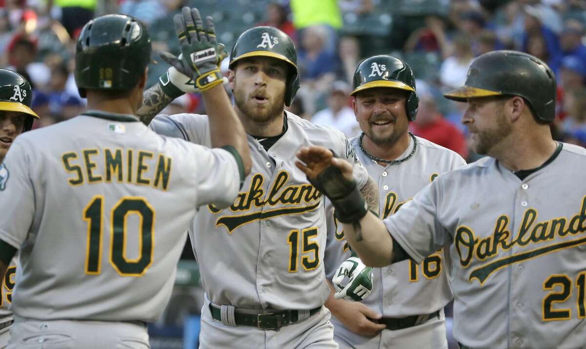 Brett Lawrie’s grand slam powers A’s win at Texas