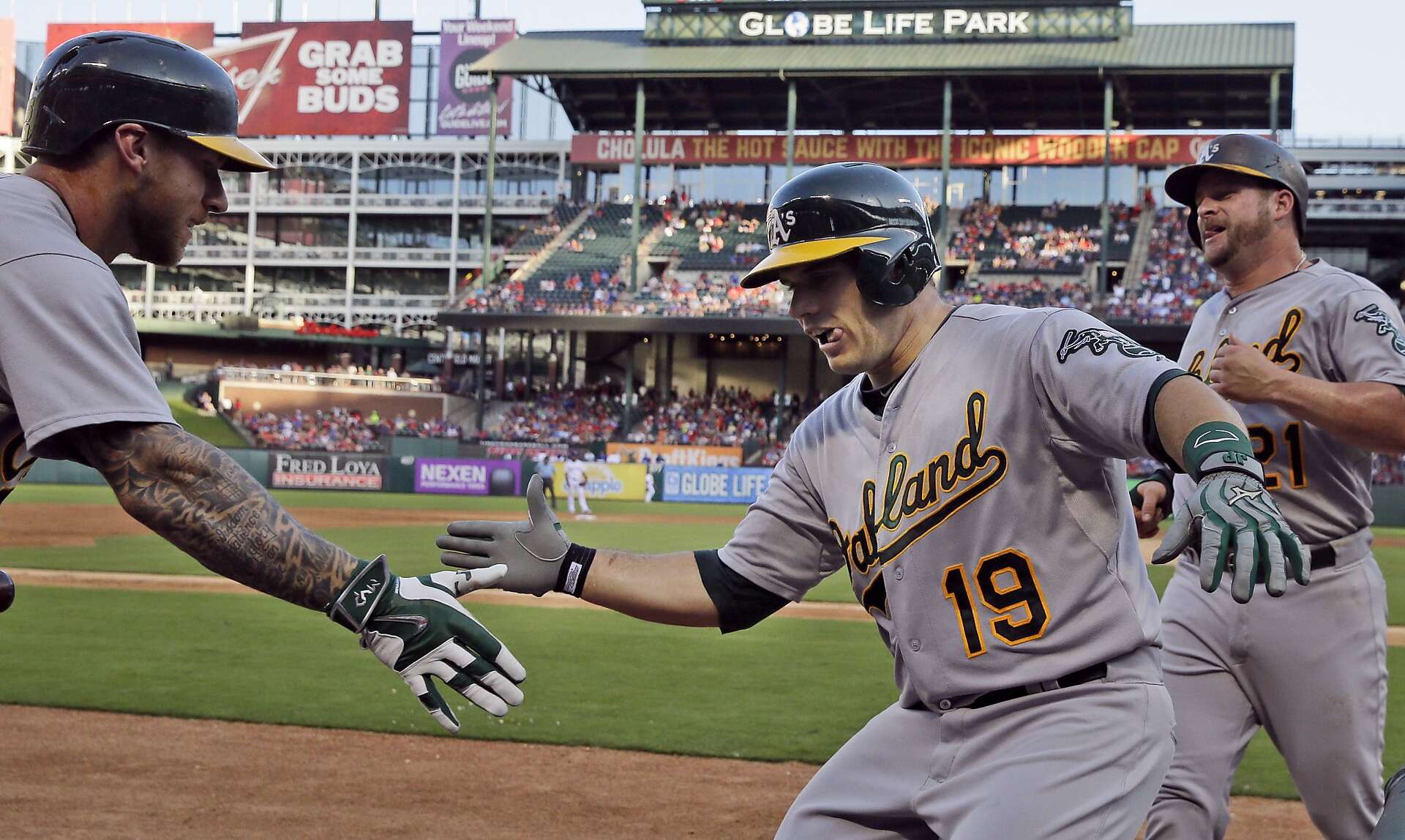Brett Lawrie’s grand slam powers A’s win at Texas