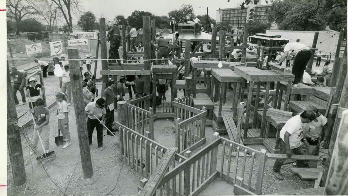 That time San Antonio built a HemisFair Park playground in four days