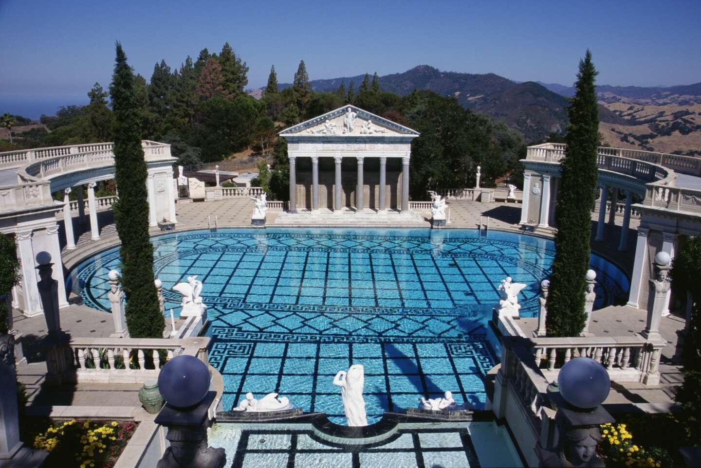 You can now take a dip in the Hearst Castle swimming pool, but it's not ...