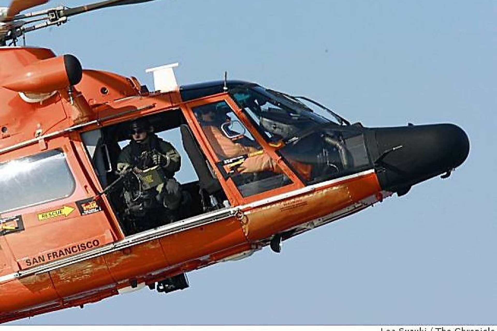 Coast Guard helicopter crash-lands at SFO