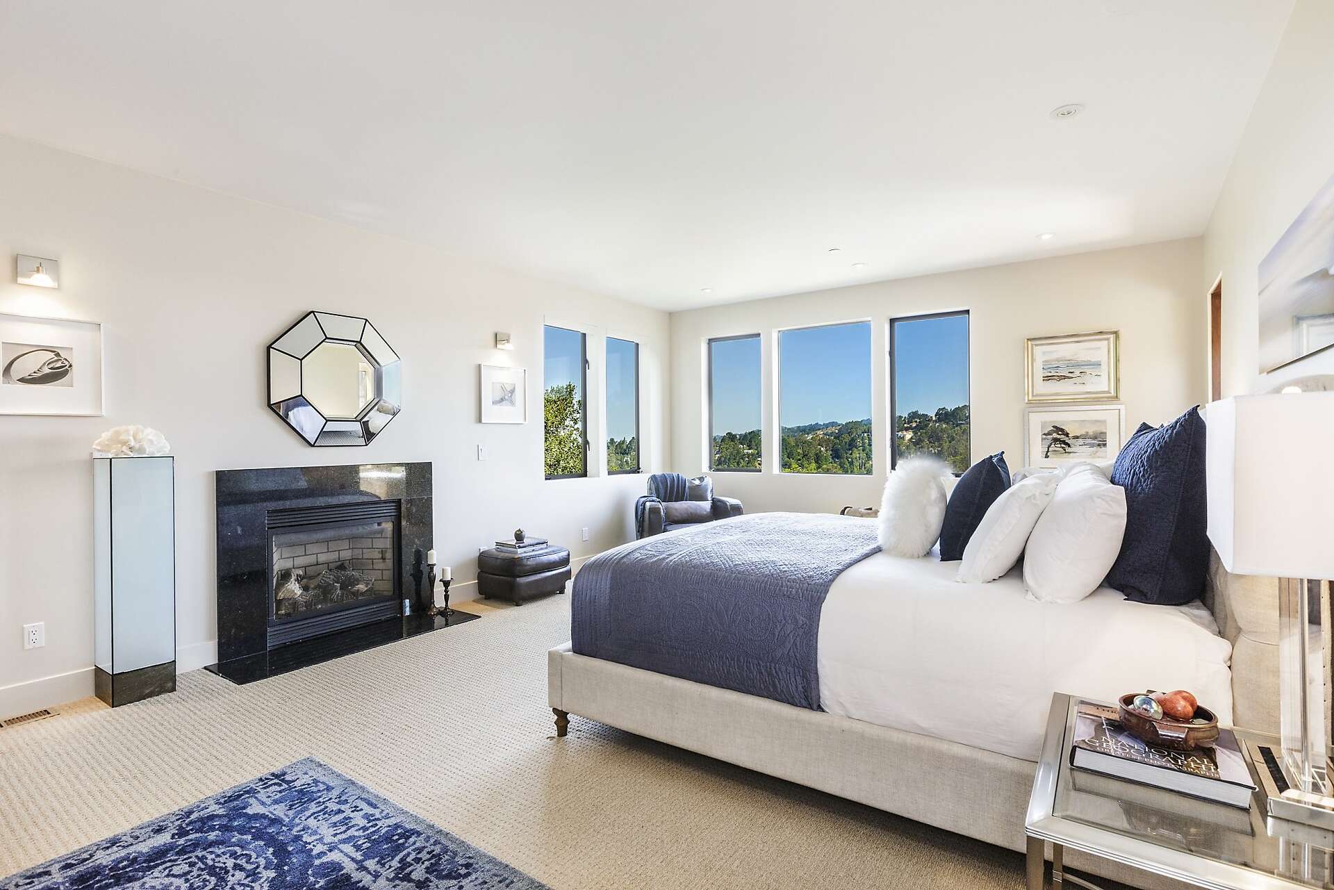 New patios, interior color scheme define Oakland view home