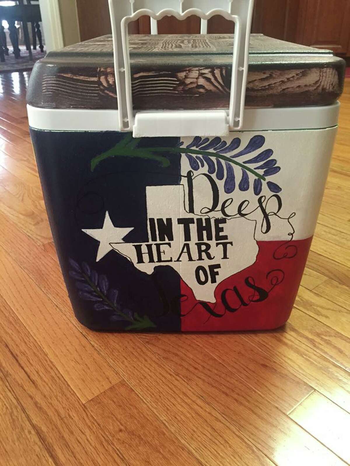 These awesome hand-painted coolers can help you win Fourth of July in Texas