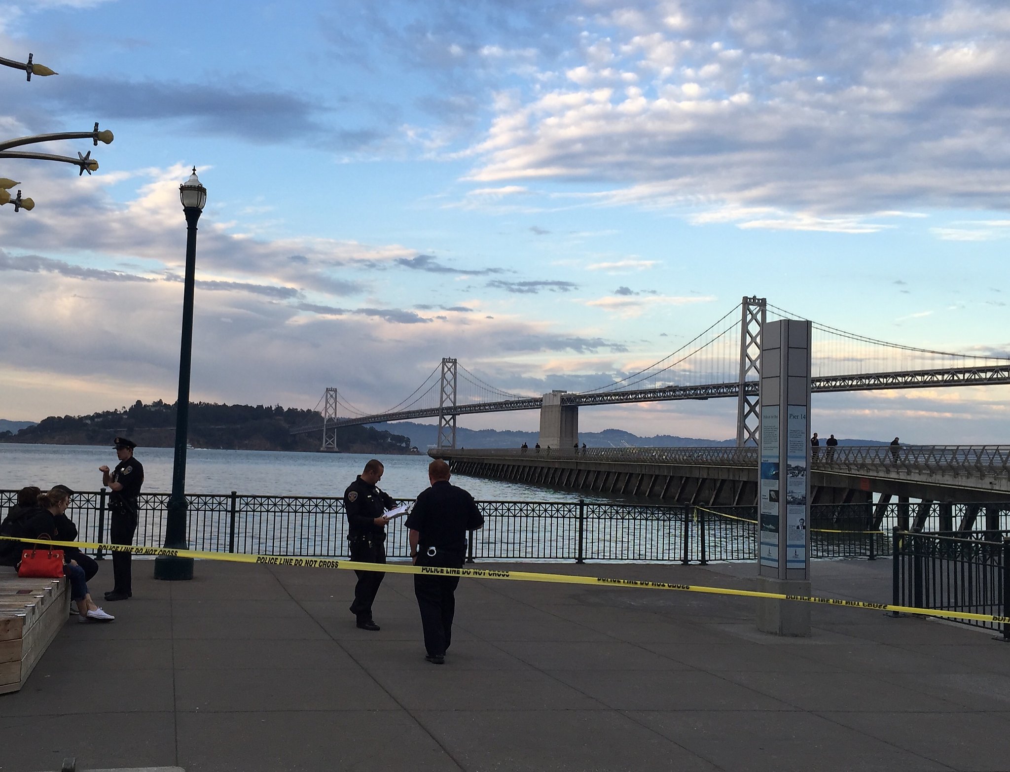 Woman killed in shooting on Pier 14
