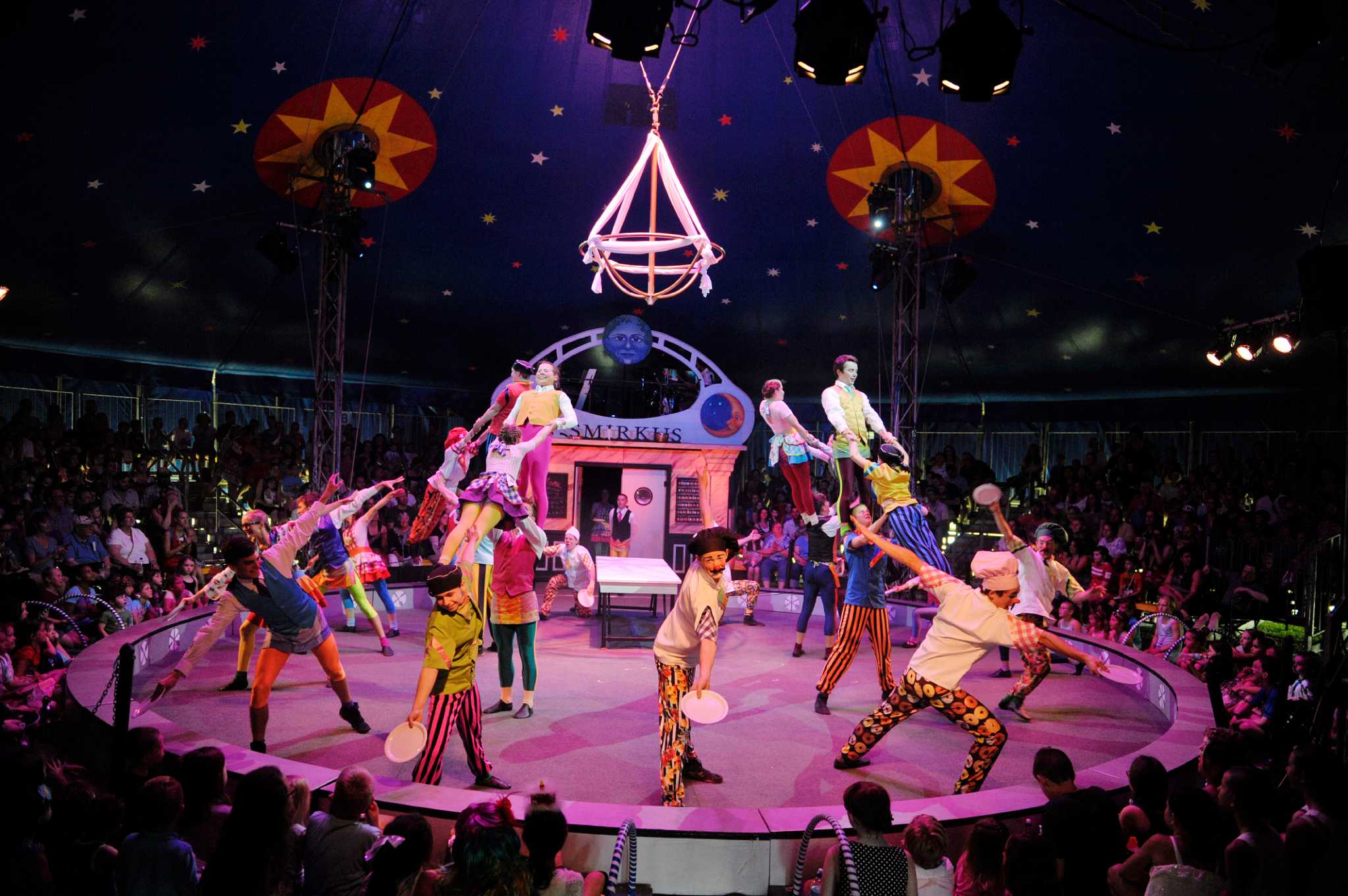 Circus Smirkus performing in Saratoga Springs