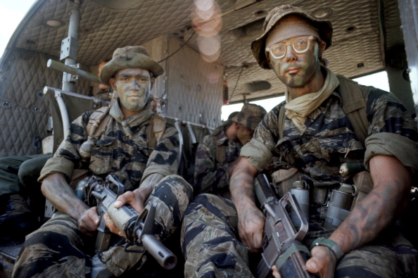 Military uniforms through the years