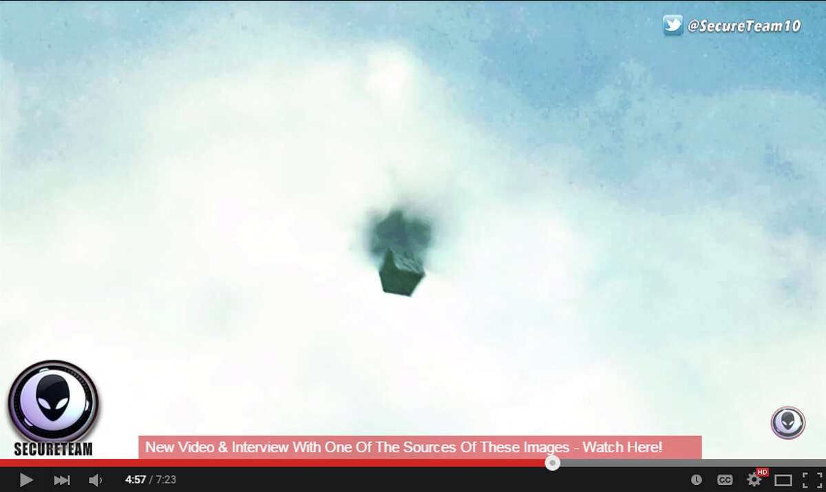 Black 'cube' UFO over El Paso -- the work of aliens or a hoax?