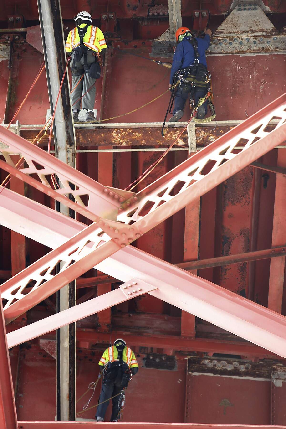 People are swinging on the Golden Gate Bridge for a reason