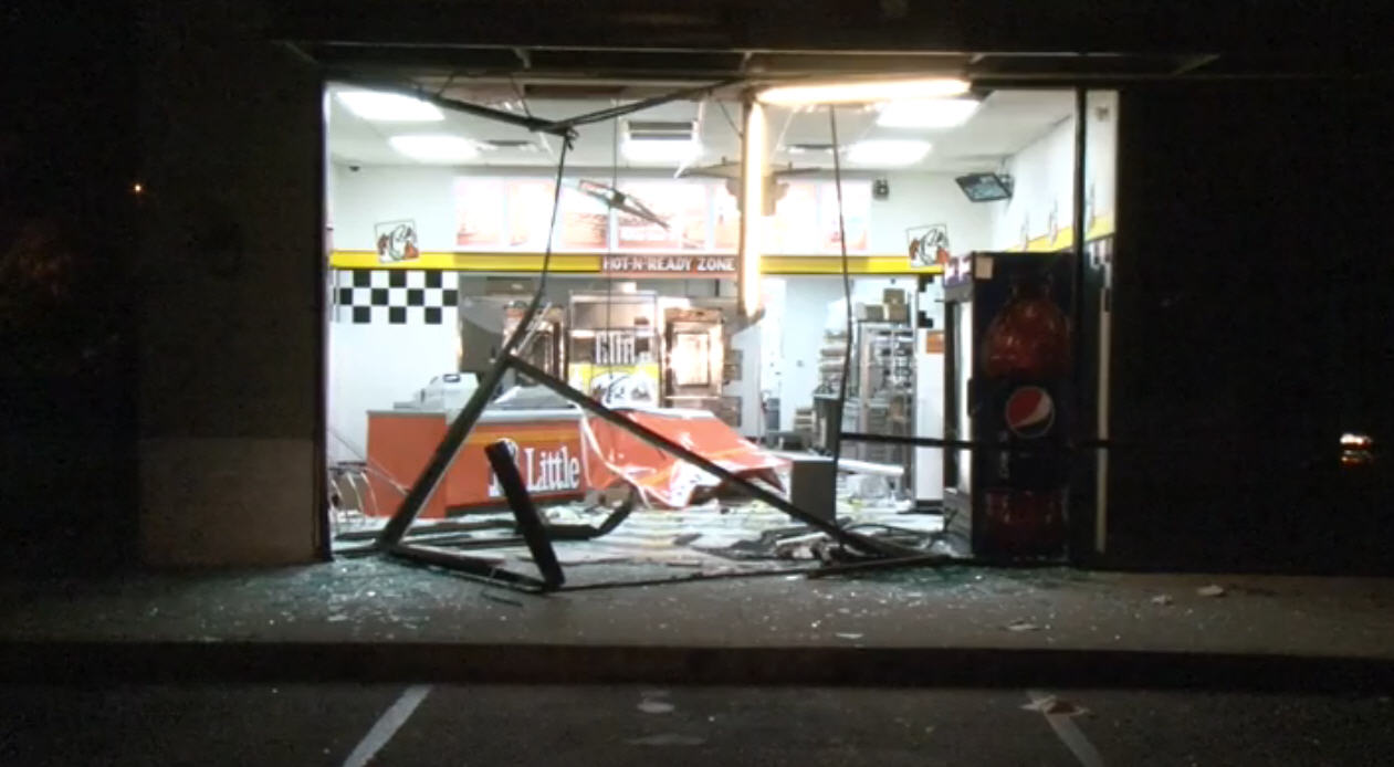 Pizza chain repeat victim in smash-and-grab heists