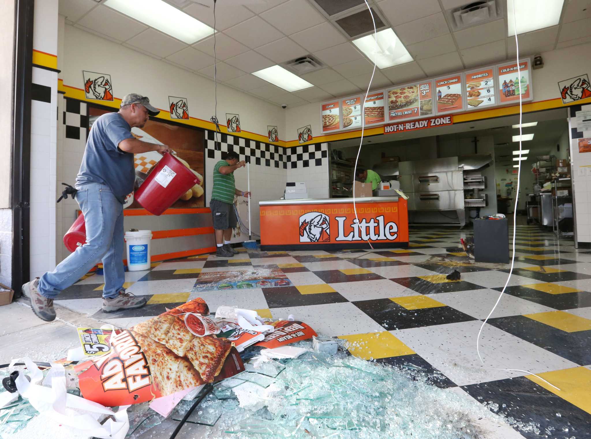 Pizza chain repeat victim in smash-and-grab heists