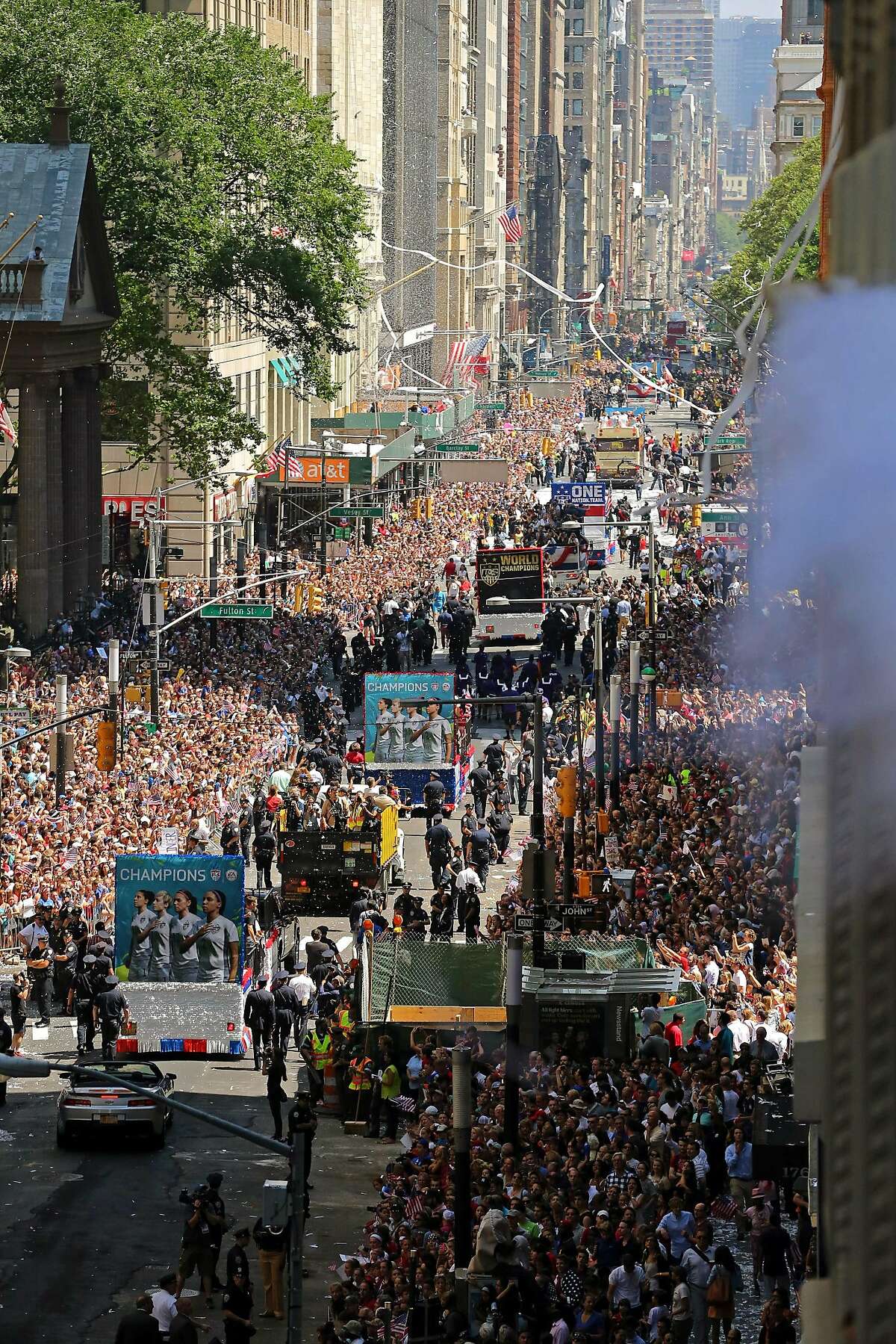USA Women's Soccer World Cup Parade