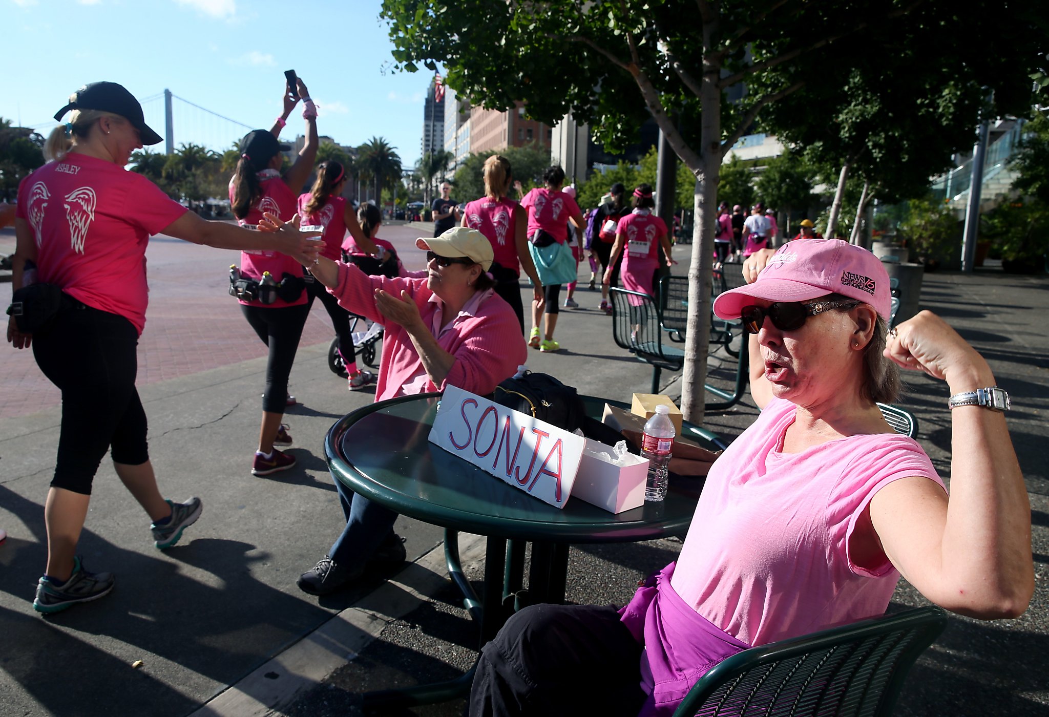 Breast cancer survivors, their supporters out in force for walk