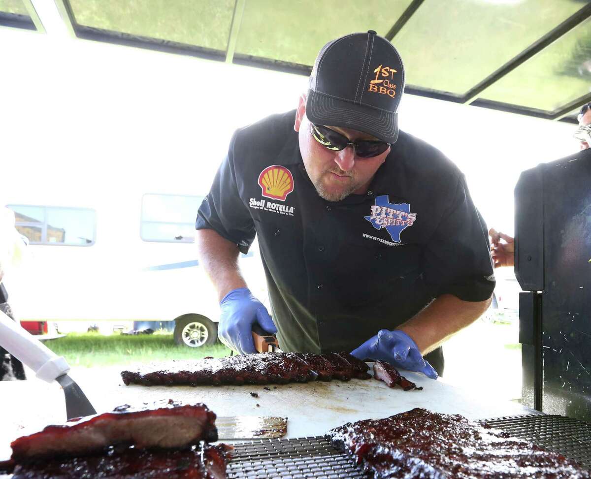 Firefighters held BBQ cookoff