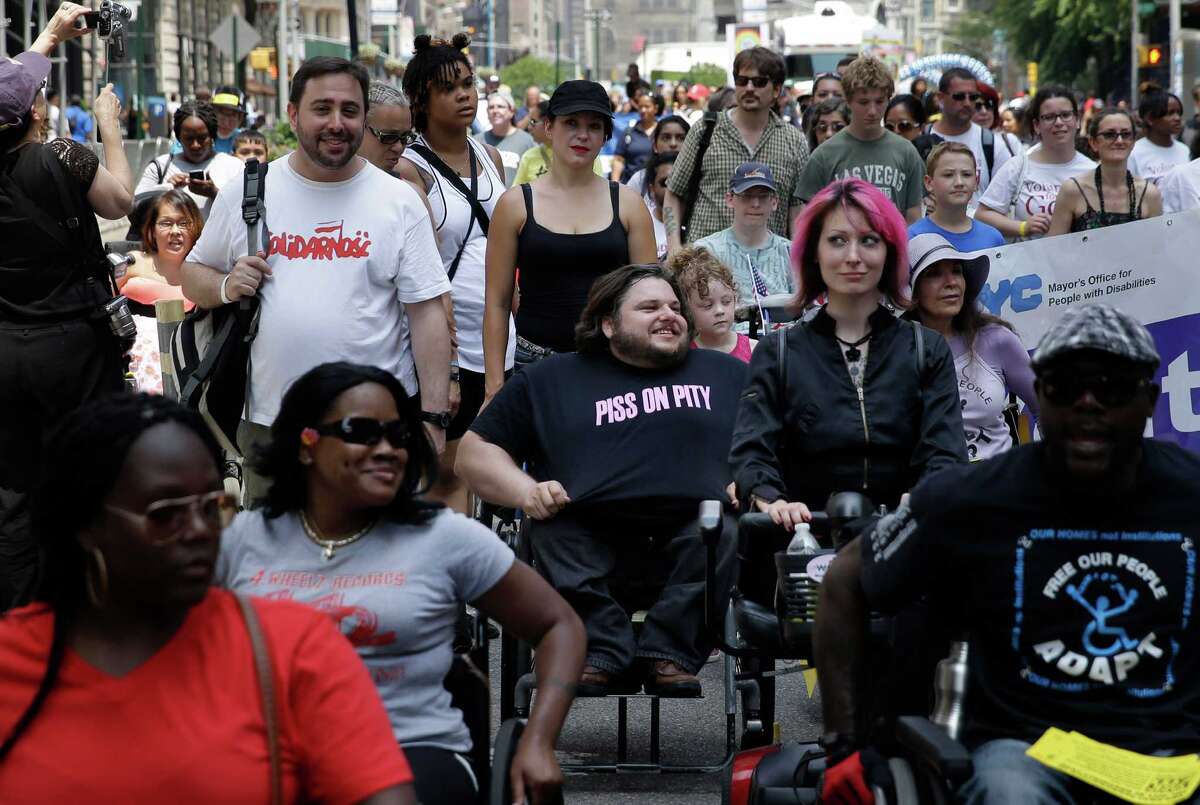 Disability pride parade draws thousands in New York City