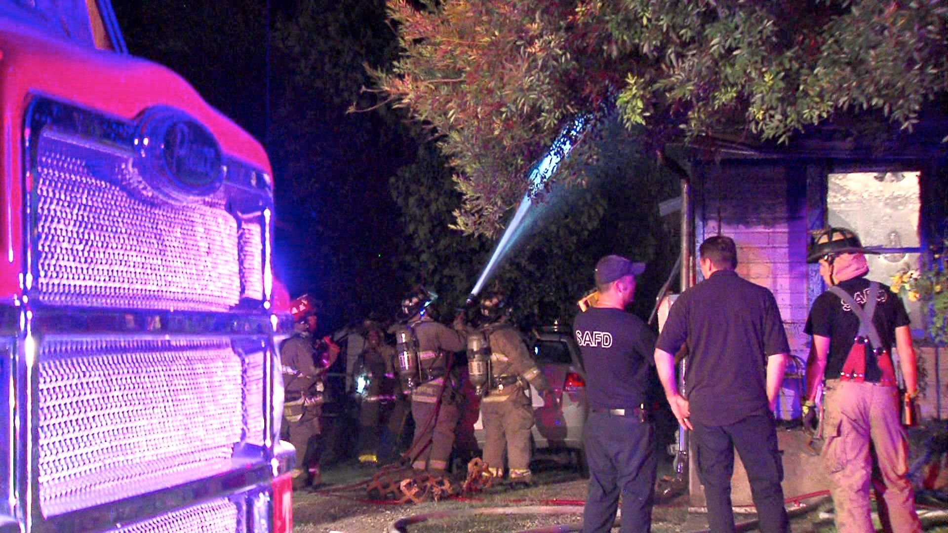 Firefighters pull 85-year-old man from burning home on Southwest Side