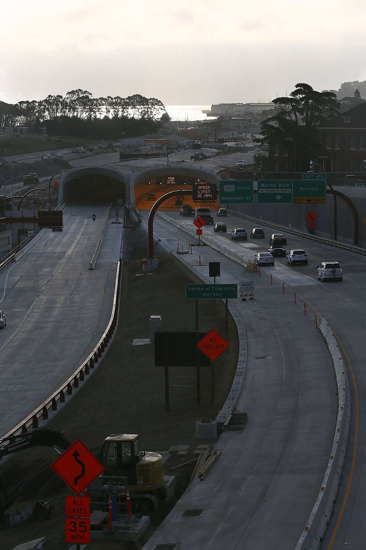 Presidio Parkway, the new Doyle Drive, is now open