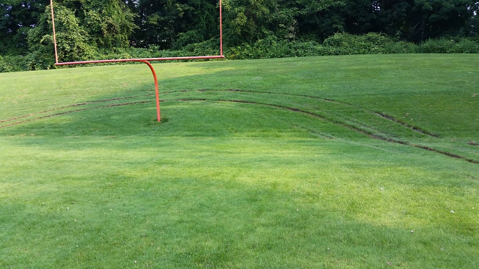 Ridgefield school field vandalized