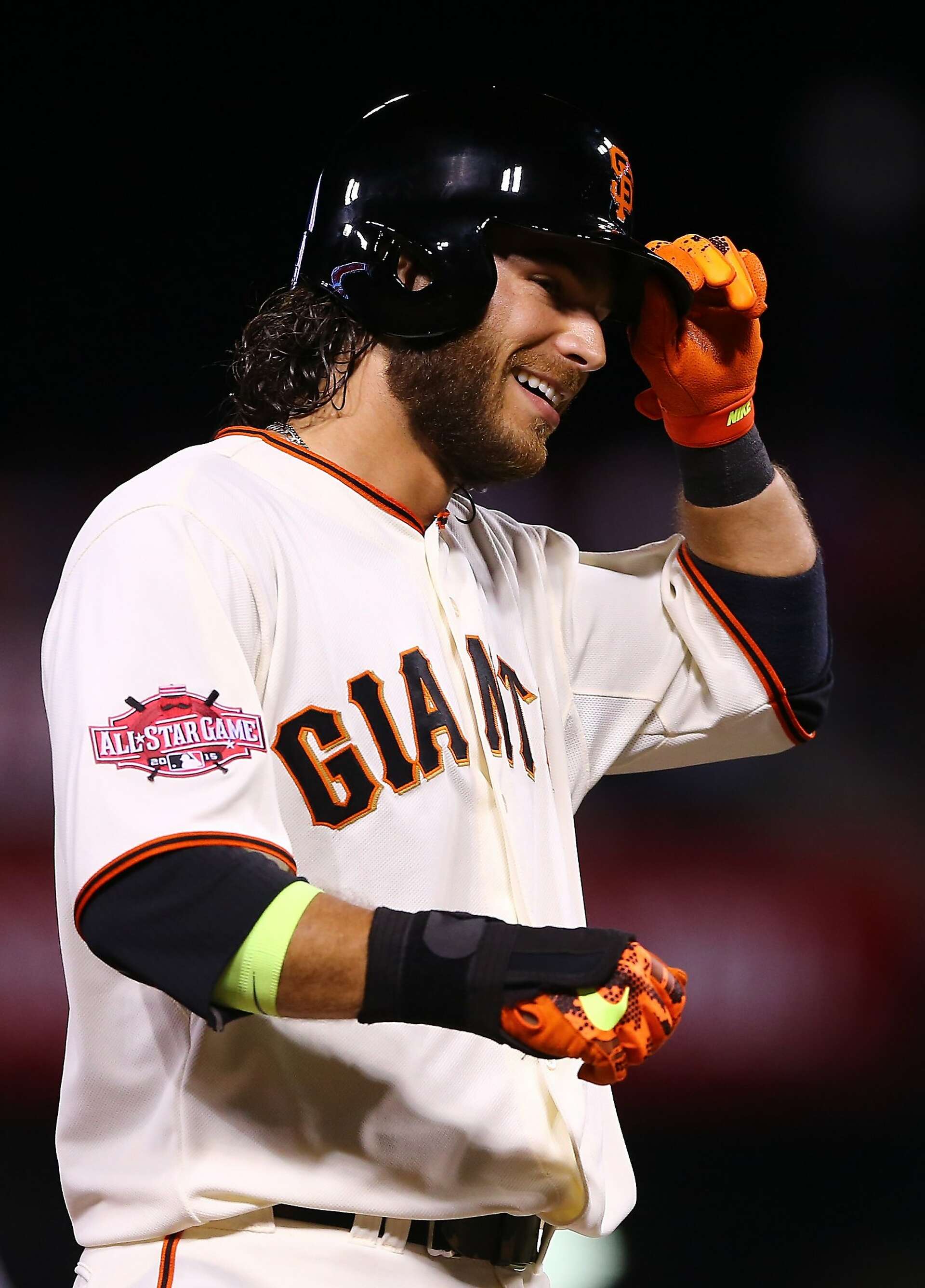 Brandon Crawford reenacts famous Candlestick Park photo in new ad