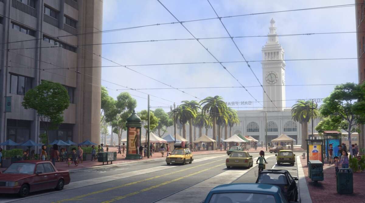 Pixar movie scenes that you can visit in real life in the Bay Area