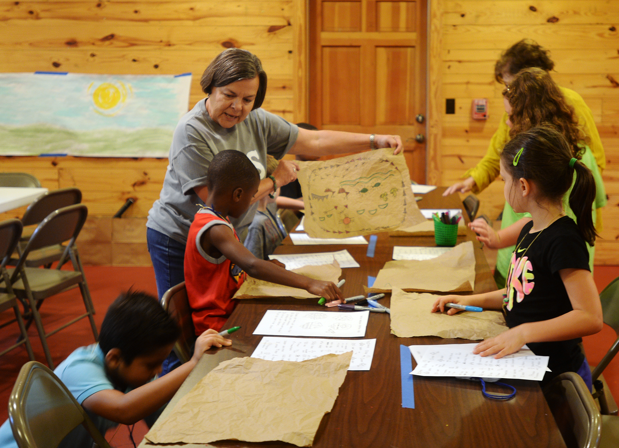Day camp shows kids life in 1800s