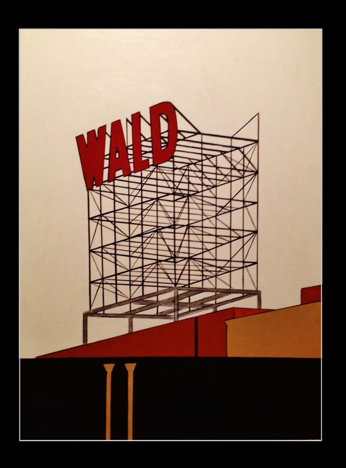 Houston artist paints some of the city's favorite landmarks