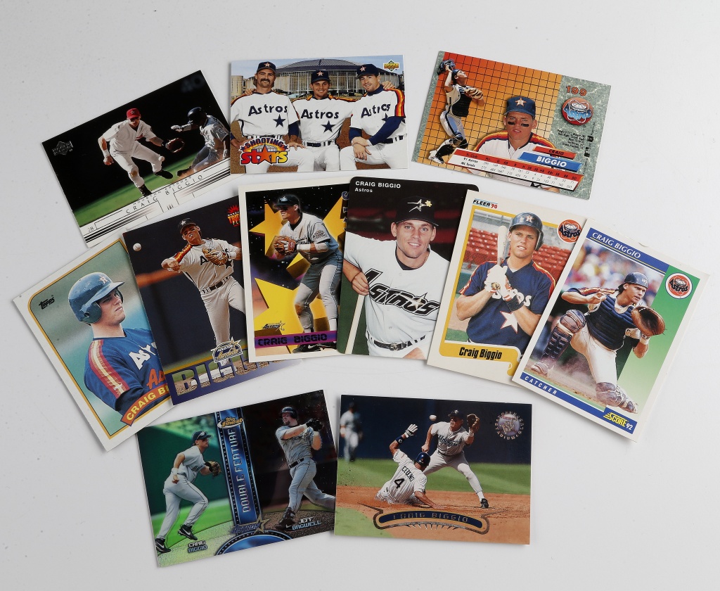 Astros' all-time lineup based on their baseball cards