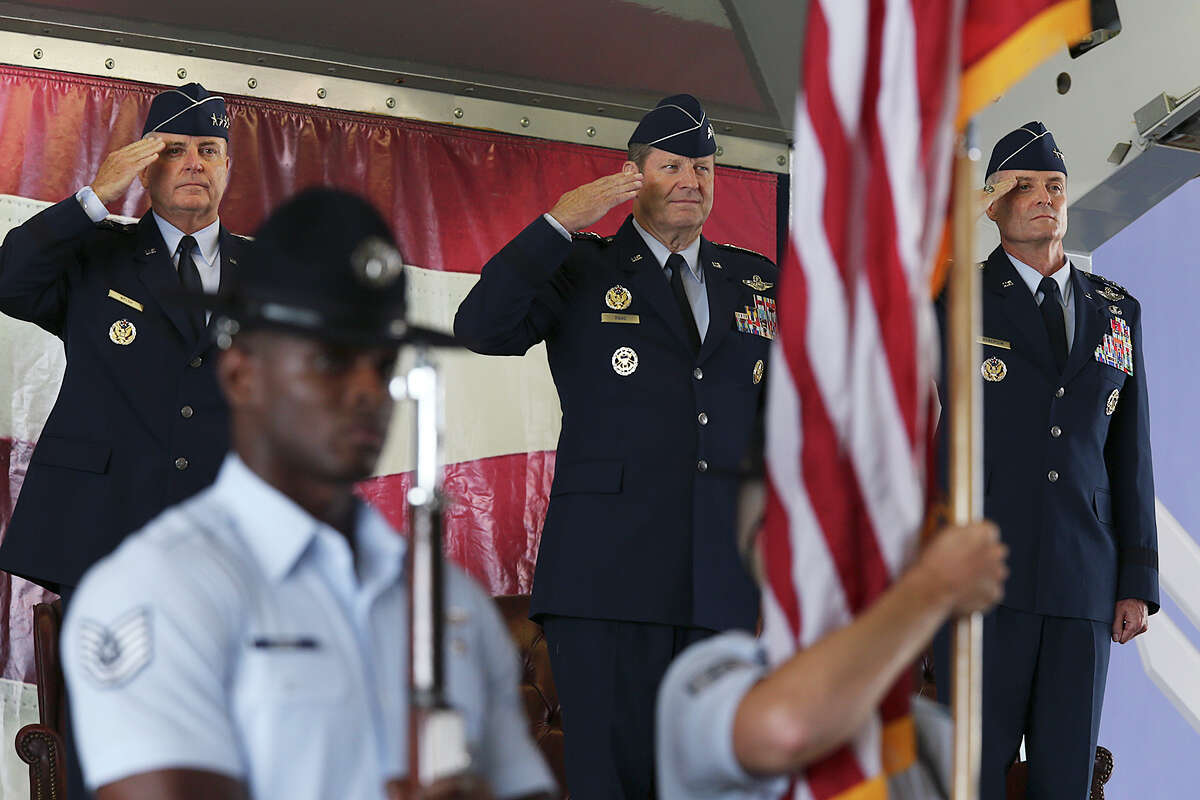 Training command at Randolph gets a new general — with one less star