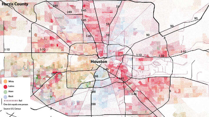Interactives show how Houston's 'arrow' divides communities in more ...