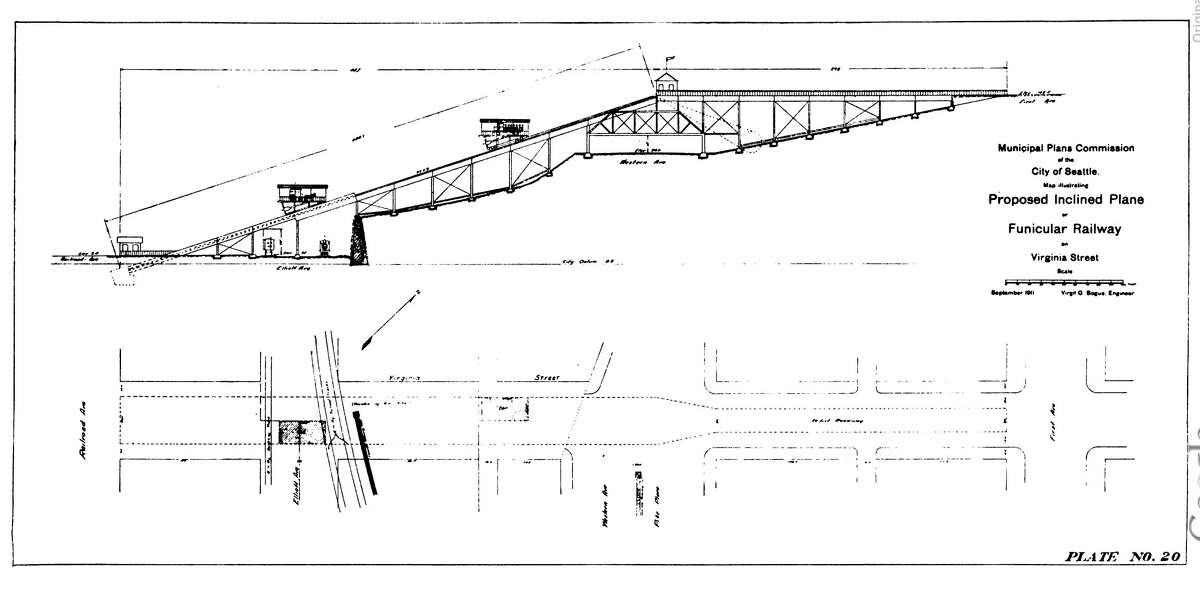 What would Seattle be like today if the 'Bogue' plan passed in 1912?
