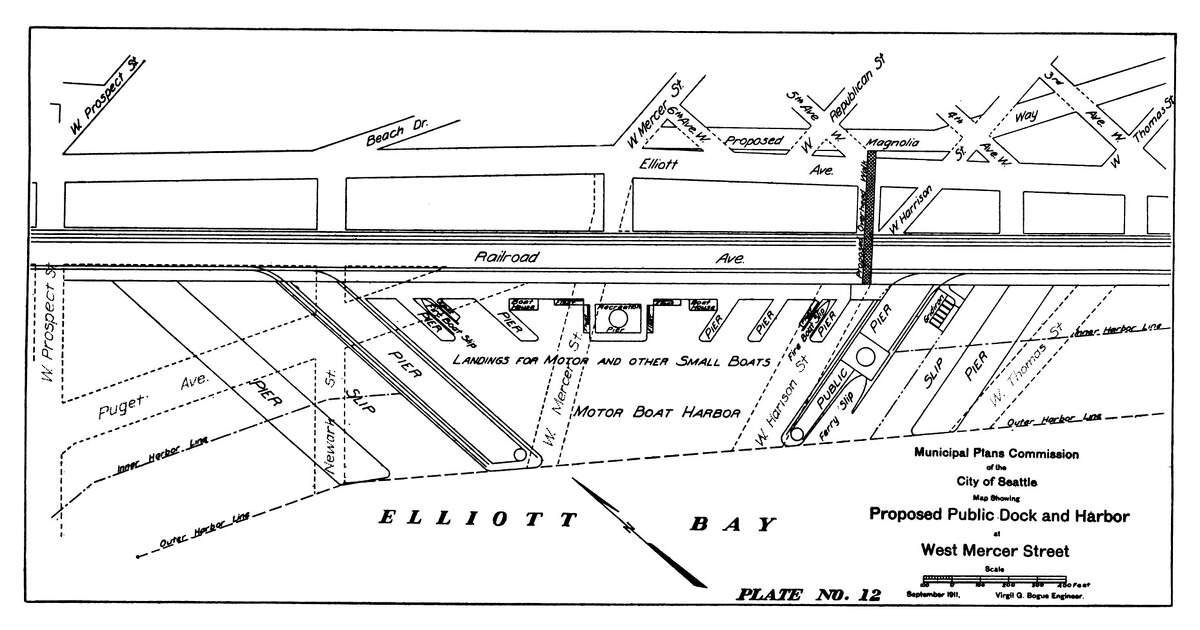 What would Seattle be like today if the 'Bogue' plan passed in 1912?
