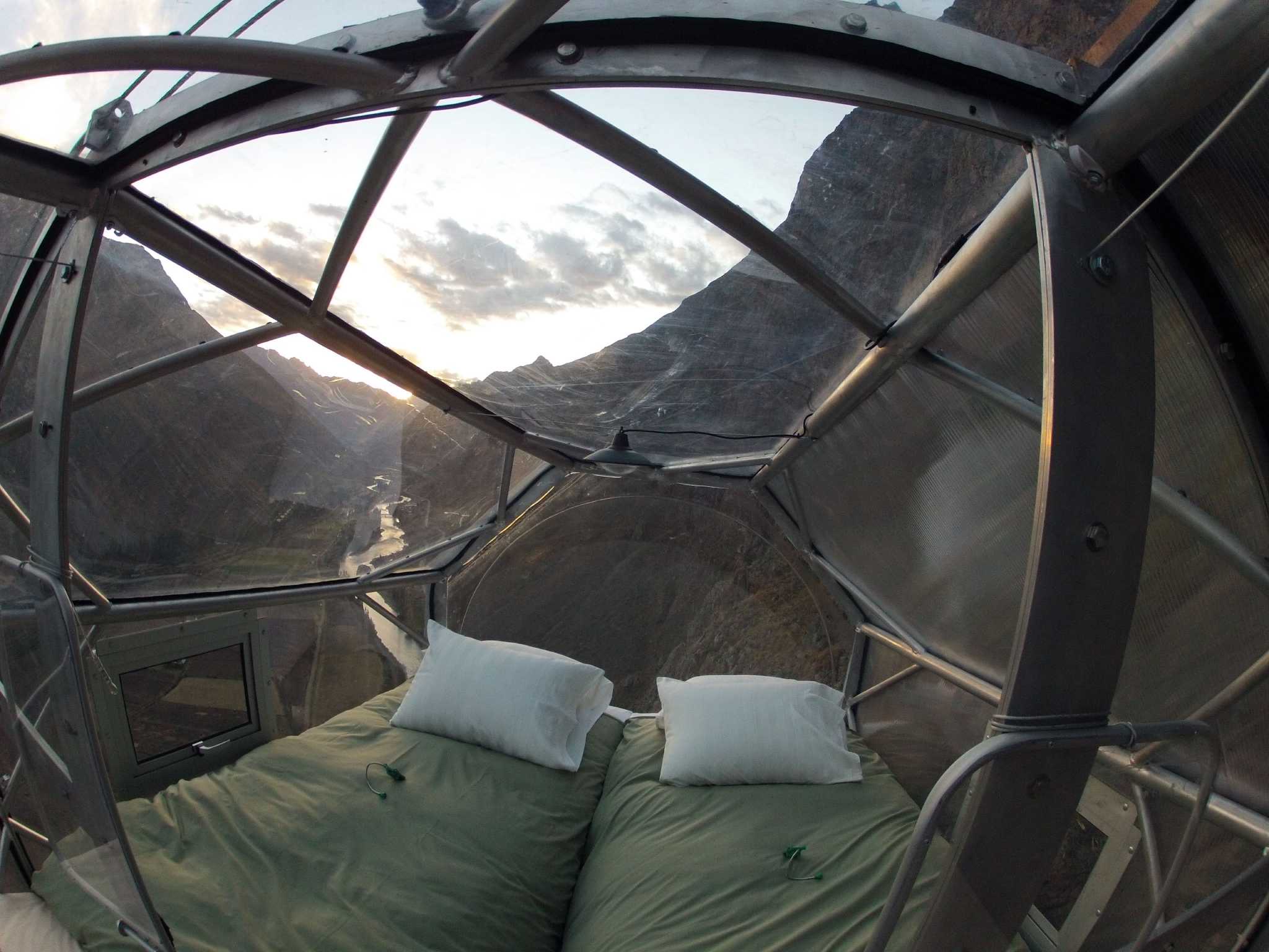 Stay 1,300 feet above ground in these incredible glass pods in the ...