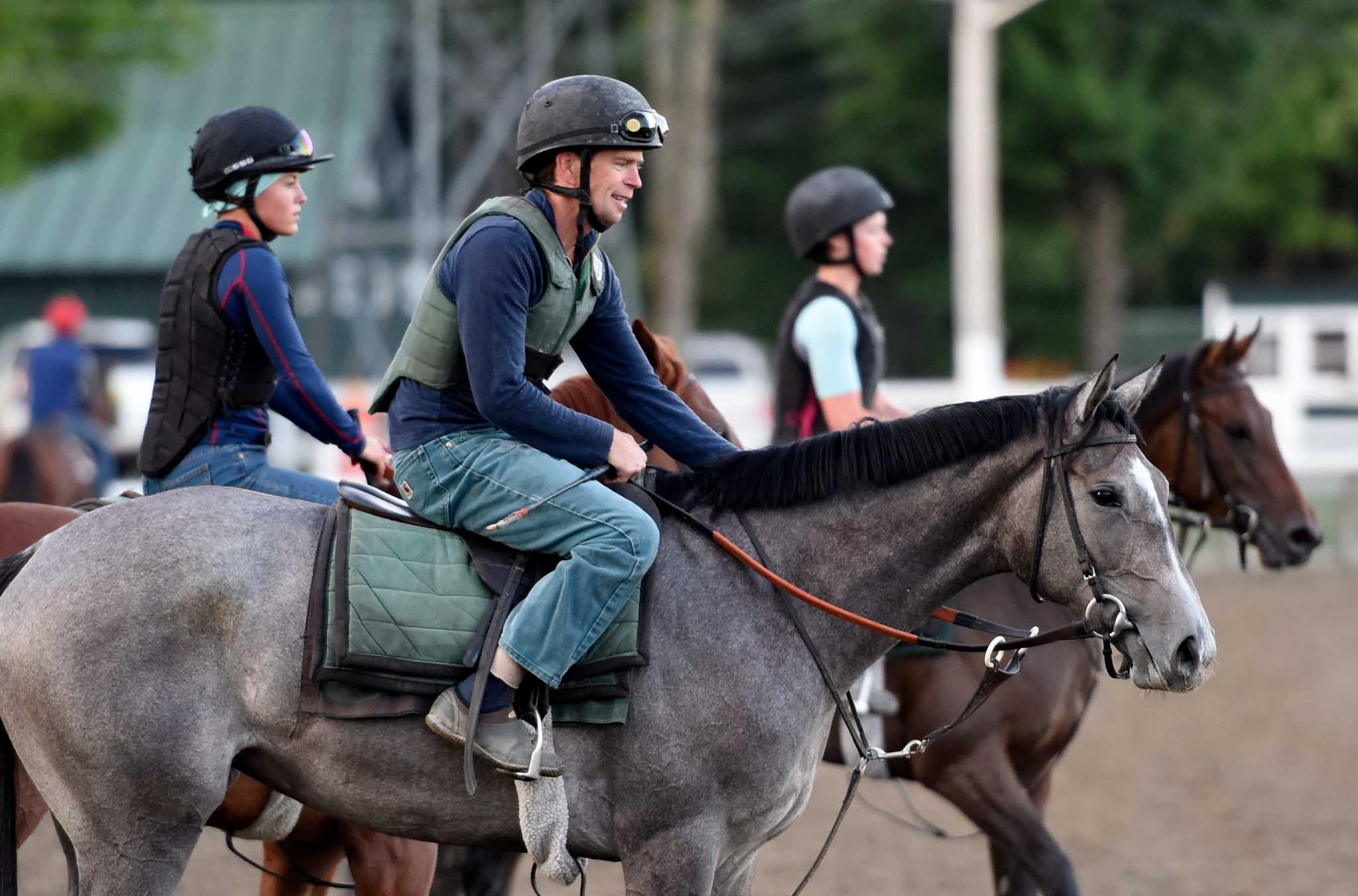 Trainer Leah Gyarmati wins first race of Saratoga meet