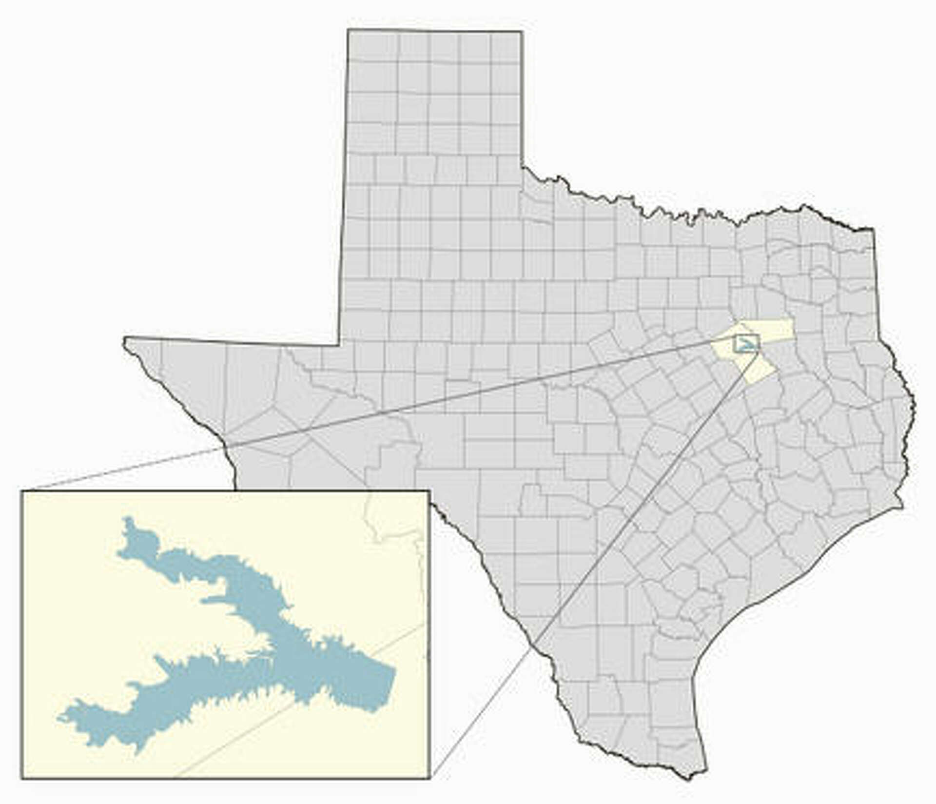 Texas lake levels: Their drought worst vs. end of drought