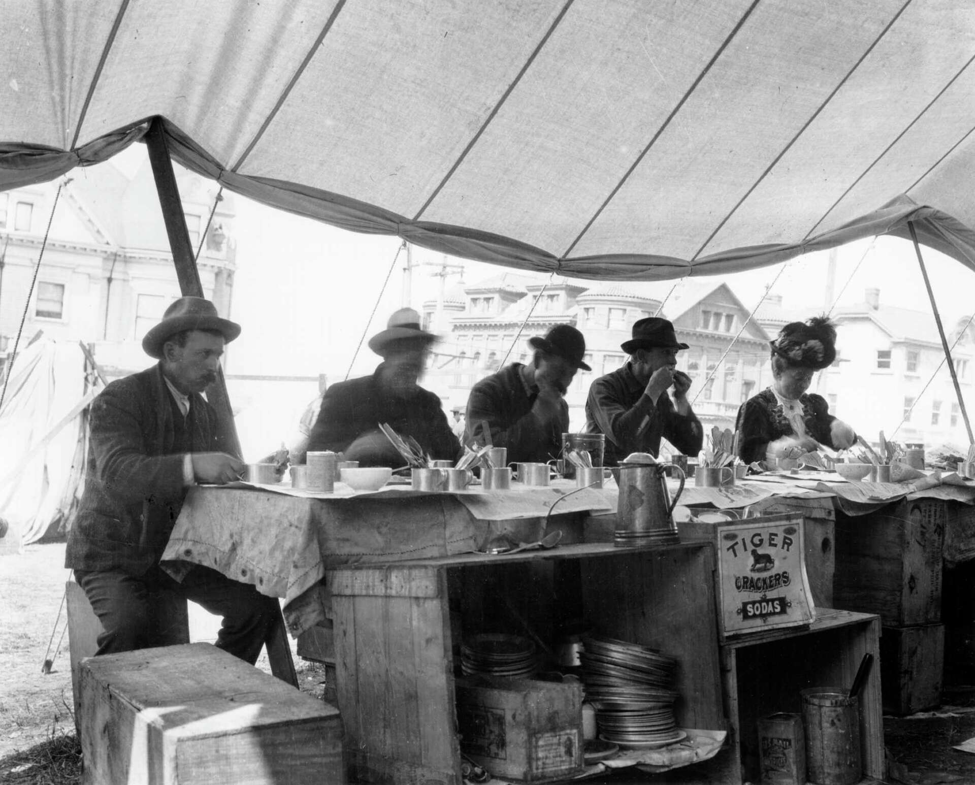 Eating out was hot even in the Gold Rush
