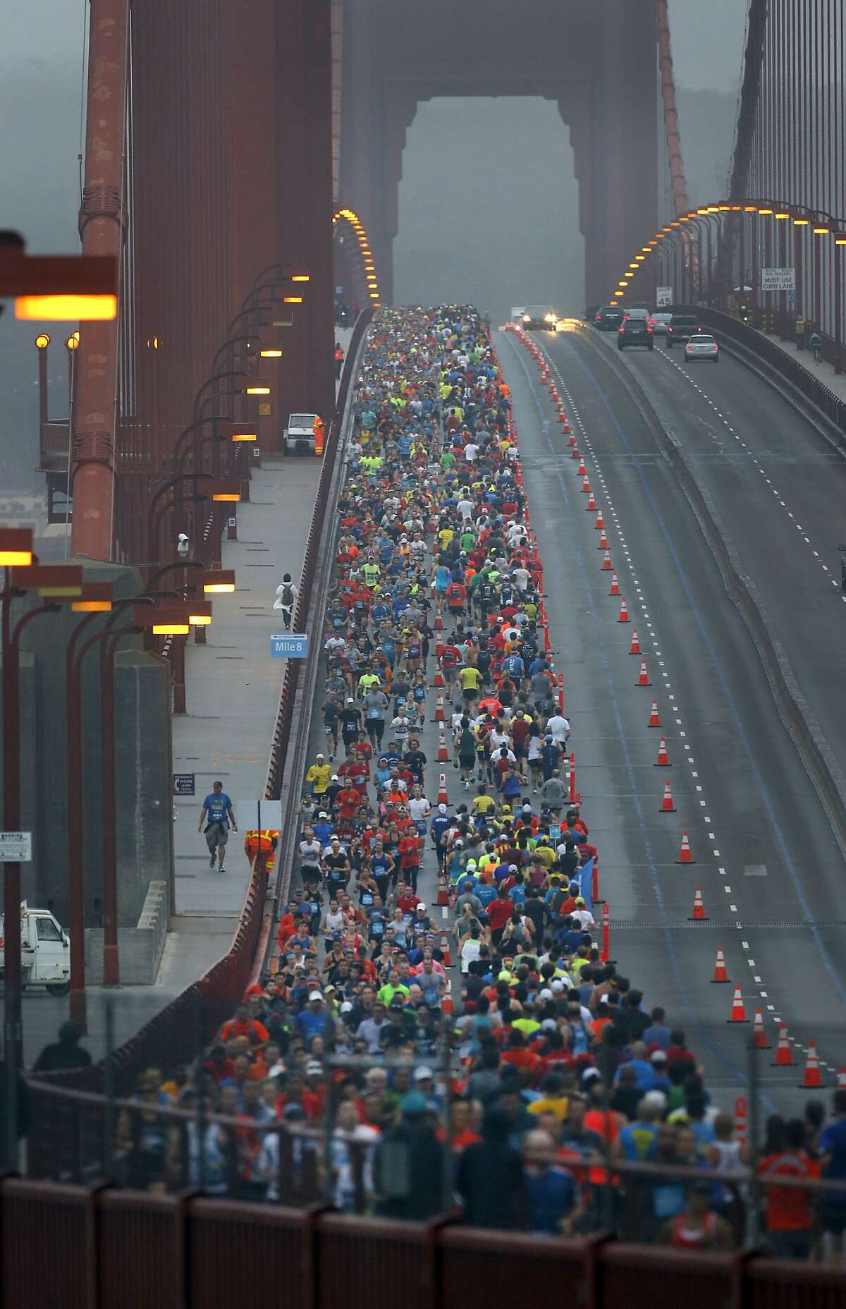 Golden Gate Bridge to close northbound lanes for SF Marathon