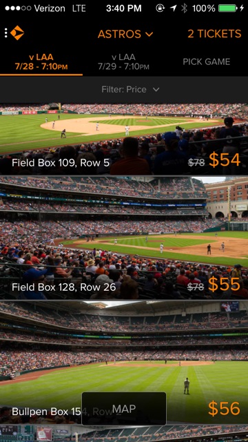 Gametime app offers last minute ticket deals