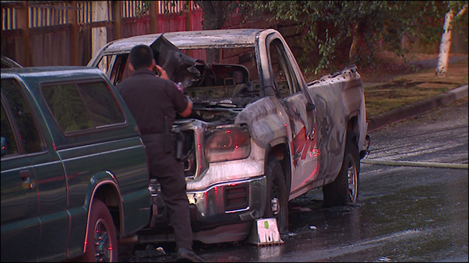 Charges: Men left gas cans, stolen truck to explode in Newcastle