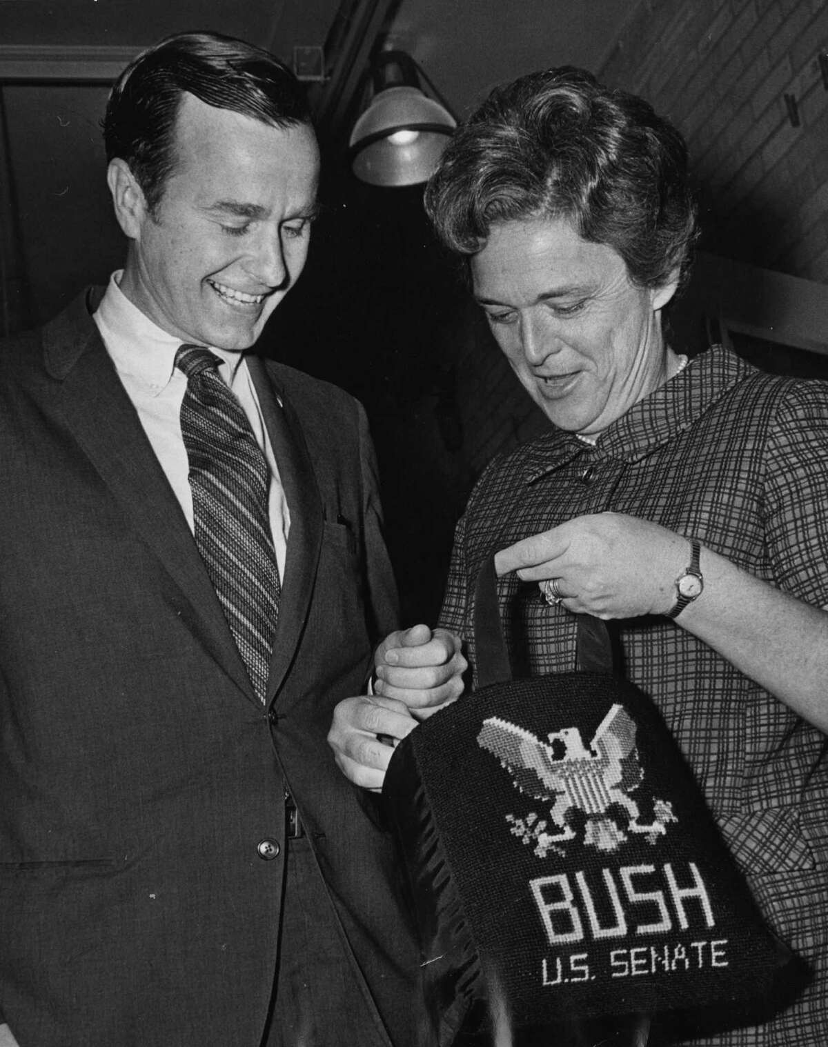 George H.W. Bush and his wife, Barbara, hospitalized in Houston