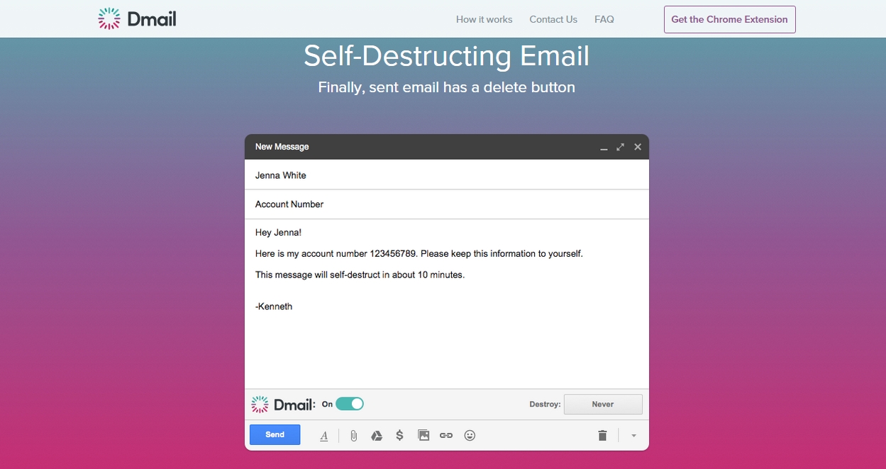 How to Tech: This Gmail will self-destruct with Dmail